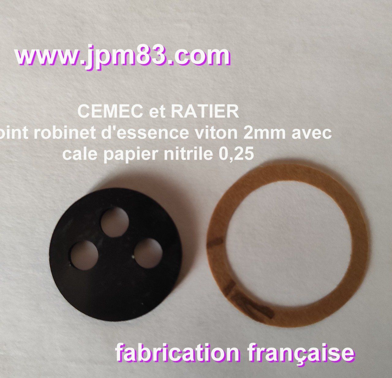 Cemec et Ratier L7 joints robinet d'essence - JPM 83